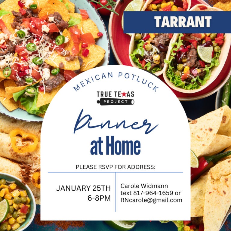 Events Calendar – True Texas Project