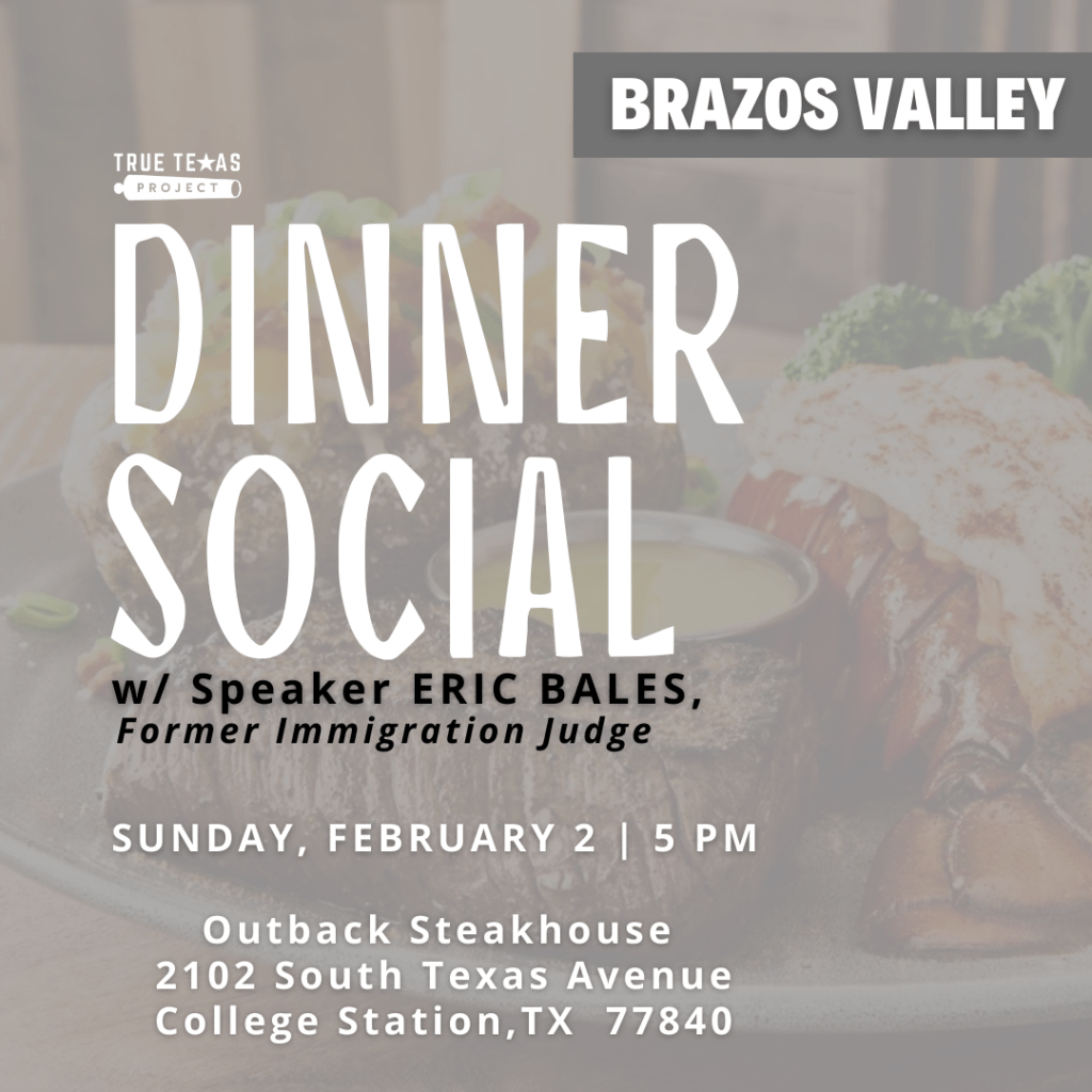 Events Calendar – True Texas Project